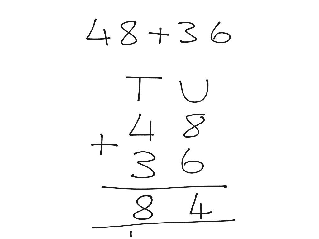 Column addition | Math | ShowMe