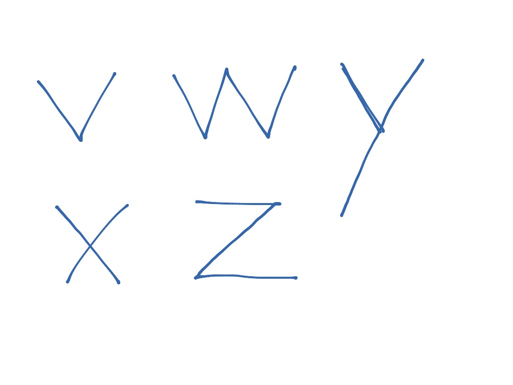 The "Sliding" Letters | Language | ShowMe