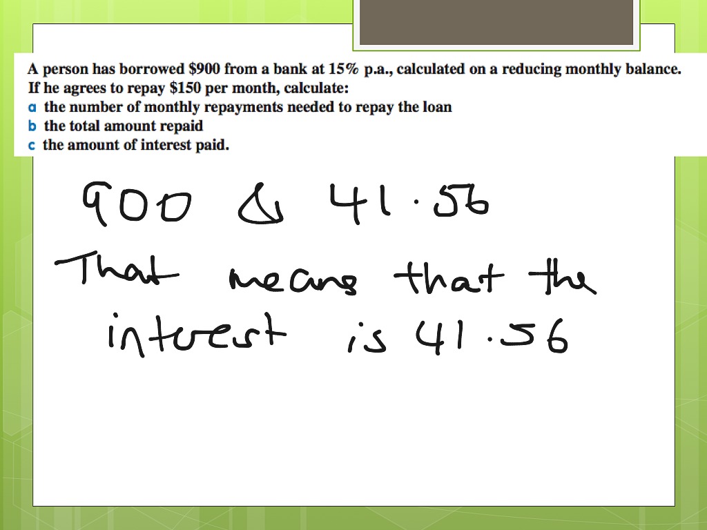 Purchase options | Math | ShowMe