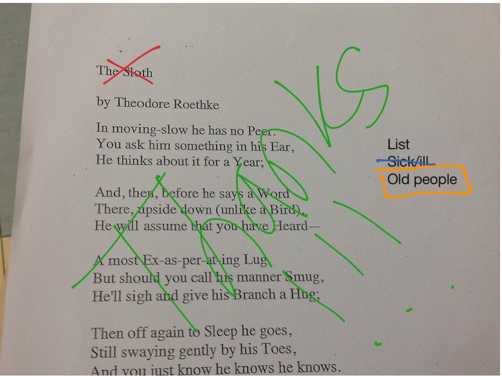 The Sloth | Reading And Language Arts | ShowMe