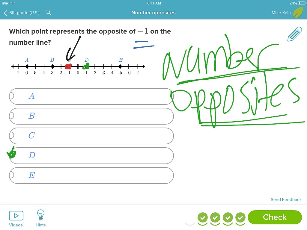 Number Opposites Full Guided Lesson | Math, Arithmetic | ShowMe