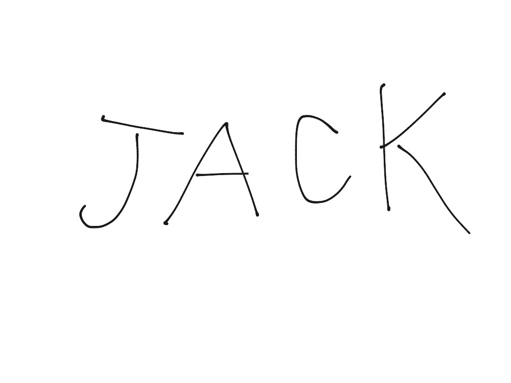 Jack | handwriting | ShowMe