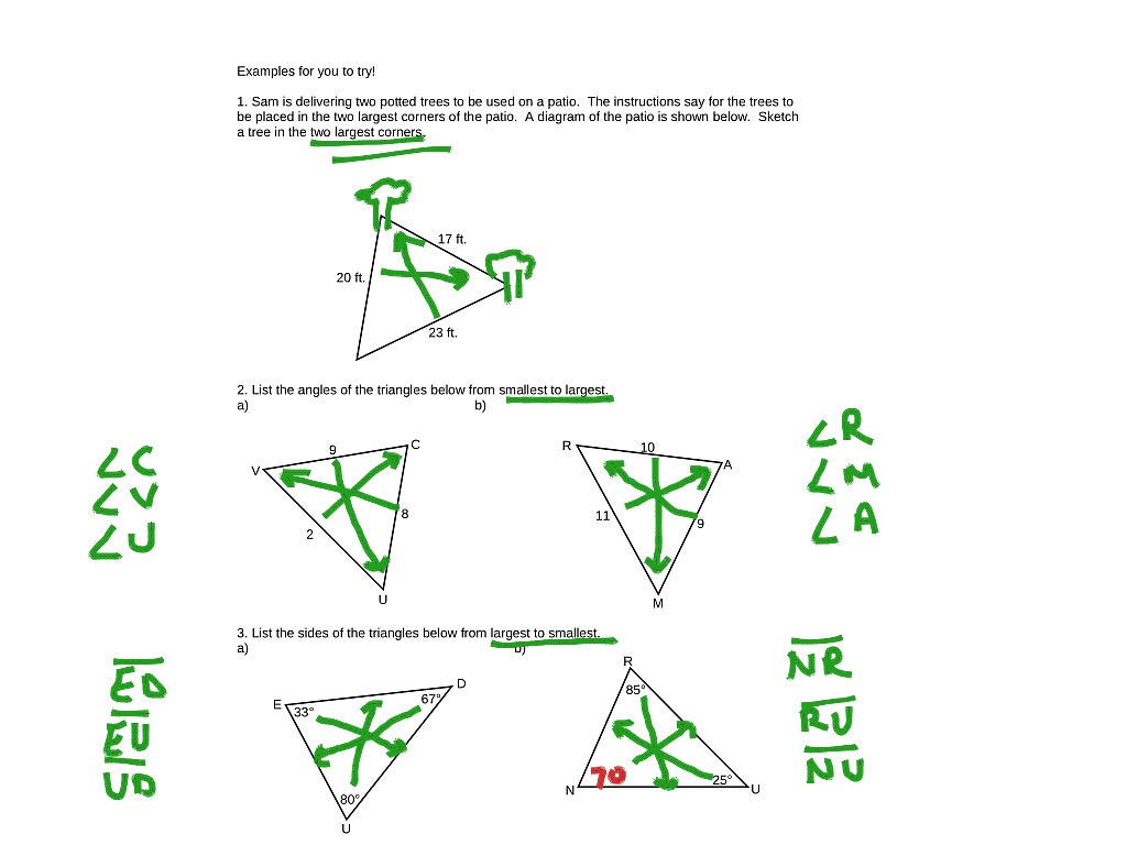 Triangle inequality | Math | ShowMe