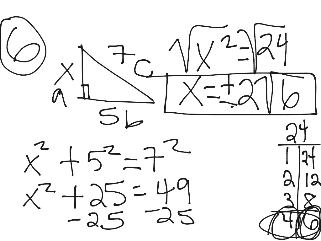 Quadratic equations using square roots | Math, Algebra 2 | ShowMe