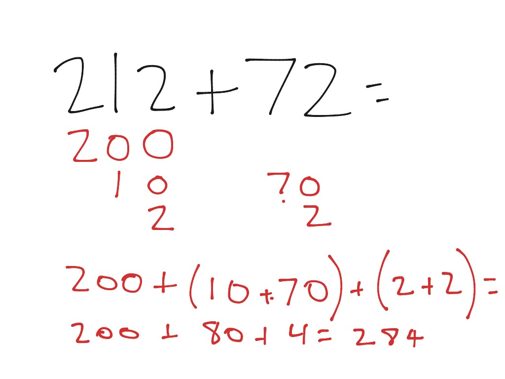 Place value addition | Math | ShowMe