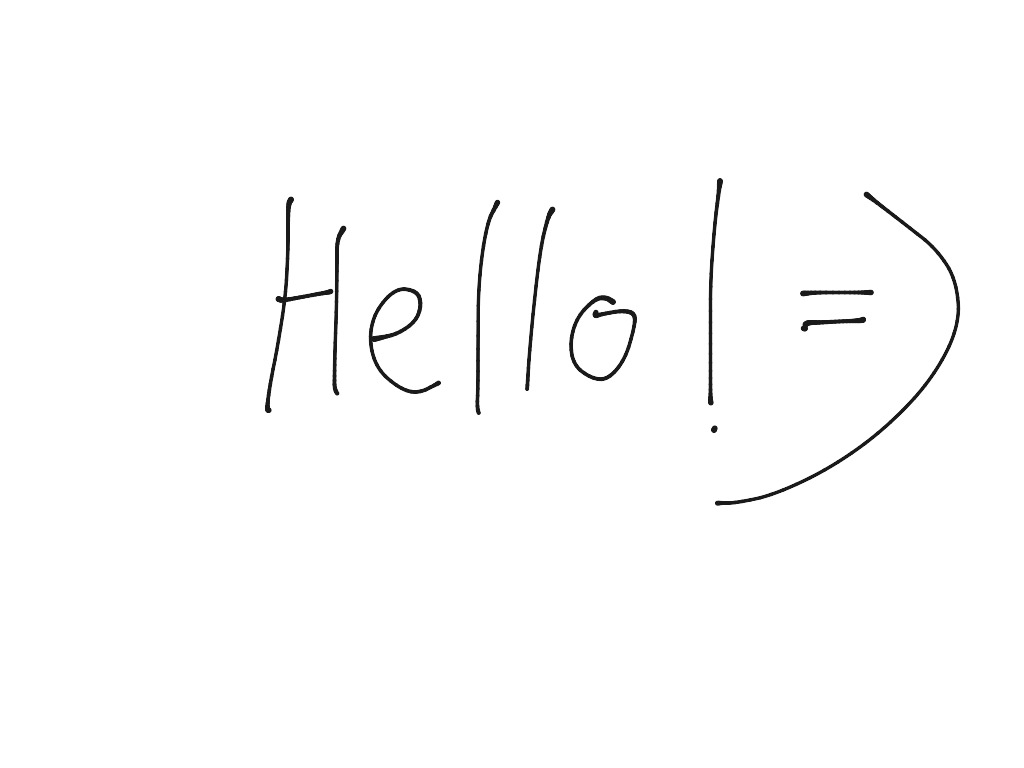 Hello | Math | ShowMe