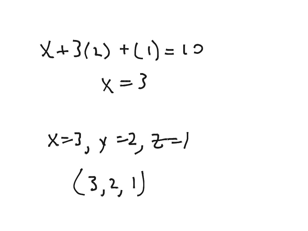Three Variable Systems of Equations | Math, Algebra 2, Systems of ...