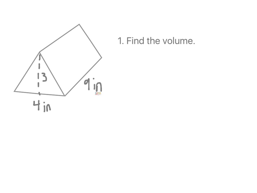 PA volume prisms | Math | ShowMe