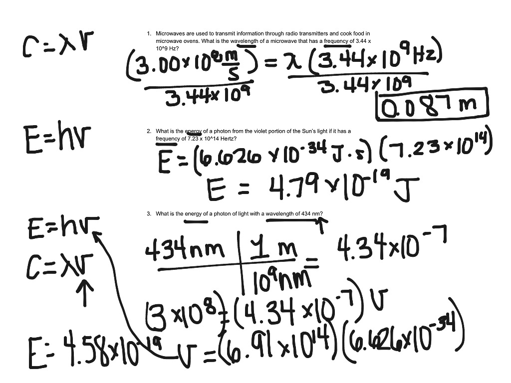 Electron Calculations | Science | ShowMe