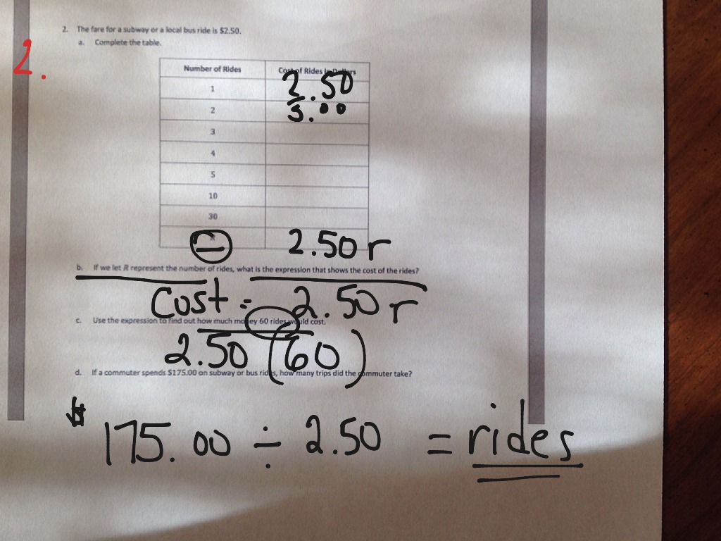 Mod 4 lesson 20 | Math, Algebra | ShowMe