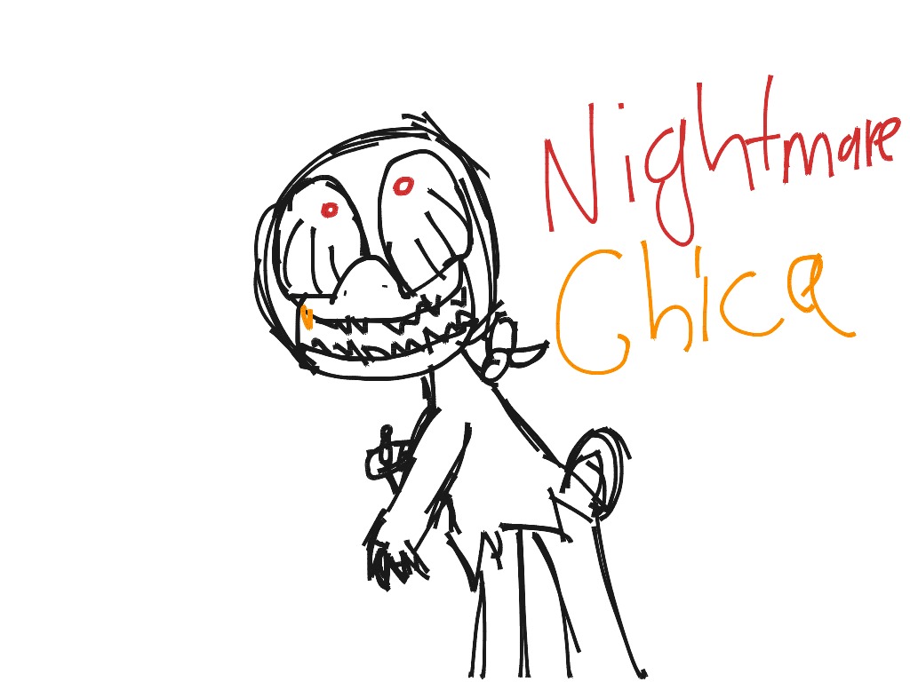 How to draw nightmare chica | Art | ShowMe