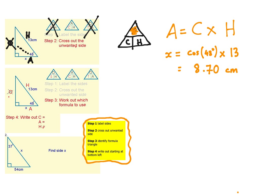 y10 core b13 p09 | Math, Trigonometry | ShowMe