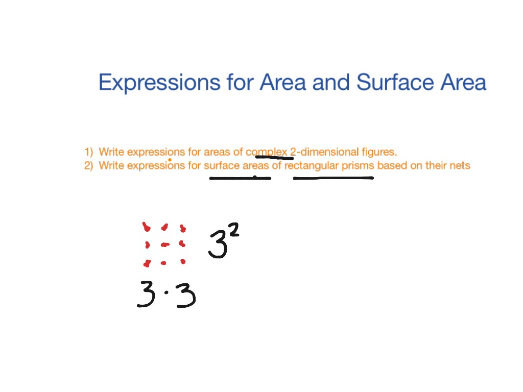 MX, Unit 5, Lesson 5 - expressions for surface area copy | Math ...