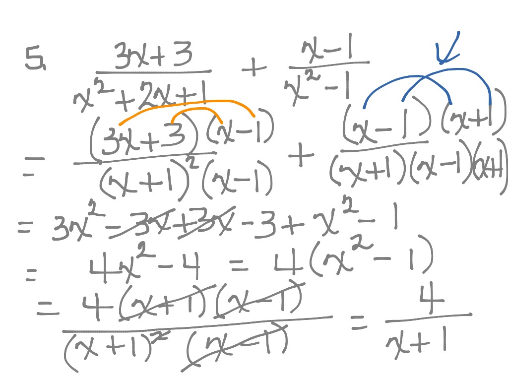 Ws 8 2 Adding And Subtracting Rational Expressions Math Algebra 2