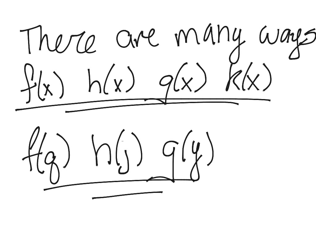 ShowMe - use function notation to write g in terms of f ShowMe - use function notation to write g in terms of f