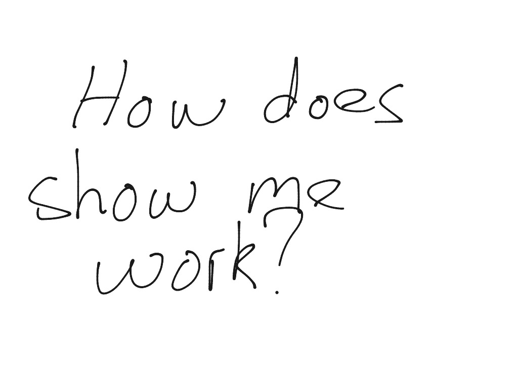 Trying Show me | example | ShowMe