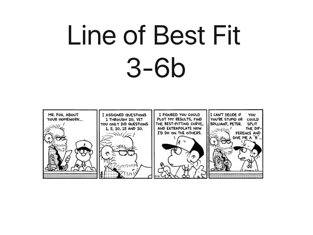Alg 3-6b line of best fit | Math | ShowMe