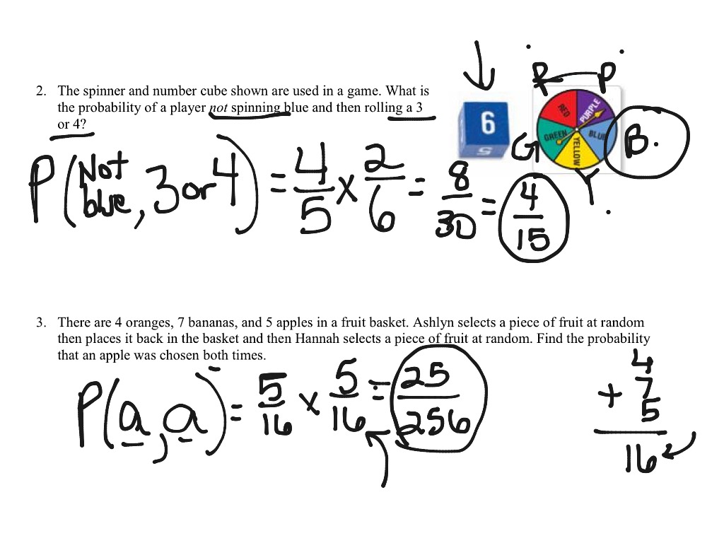 L5 Prob Independent Events | Math | ShowMe