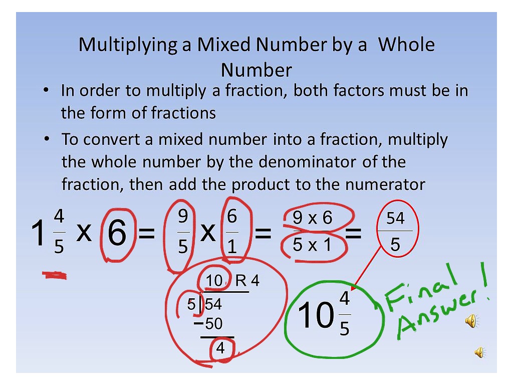 Multiplying fractions | Math | ShowMe