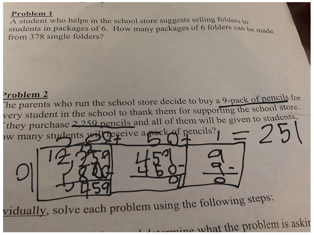 Dion's Division | Math | ShowMe