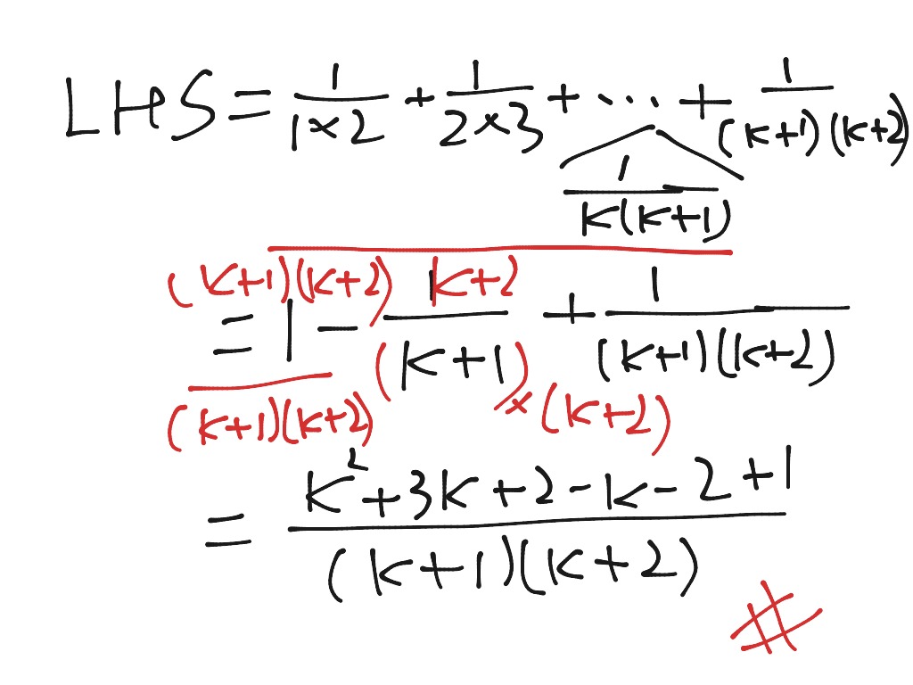 maths induction | Math, High School Math | ShowMe