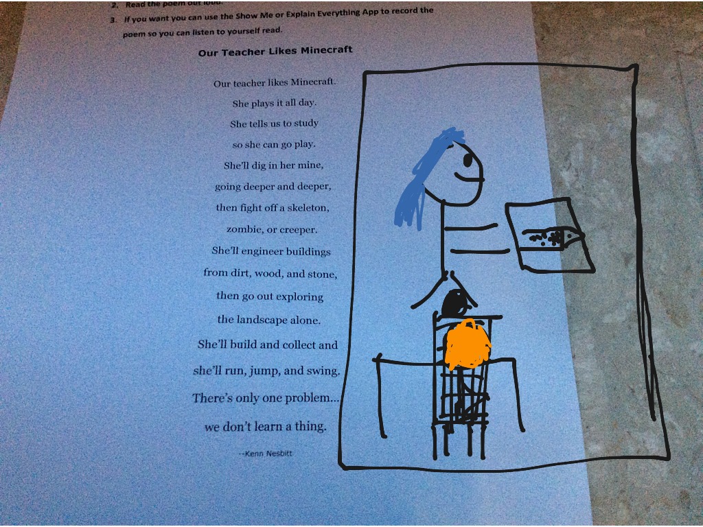 Marco, my teacher likes Minecraft | poeme | ShowMe