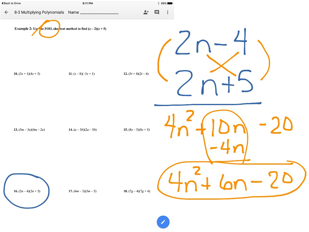 Multiplying Binomials | Math | ShowMe