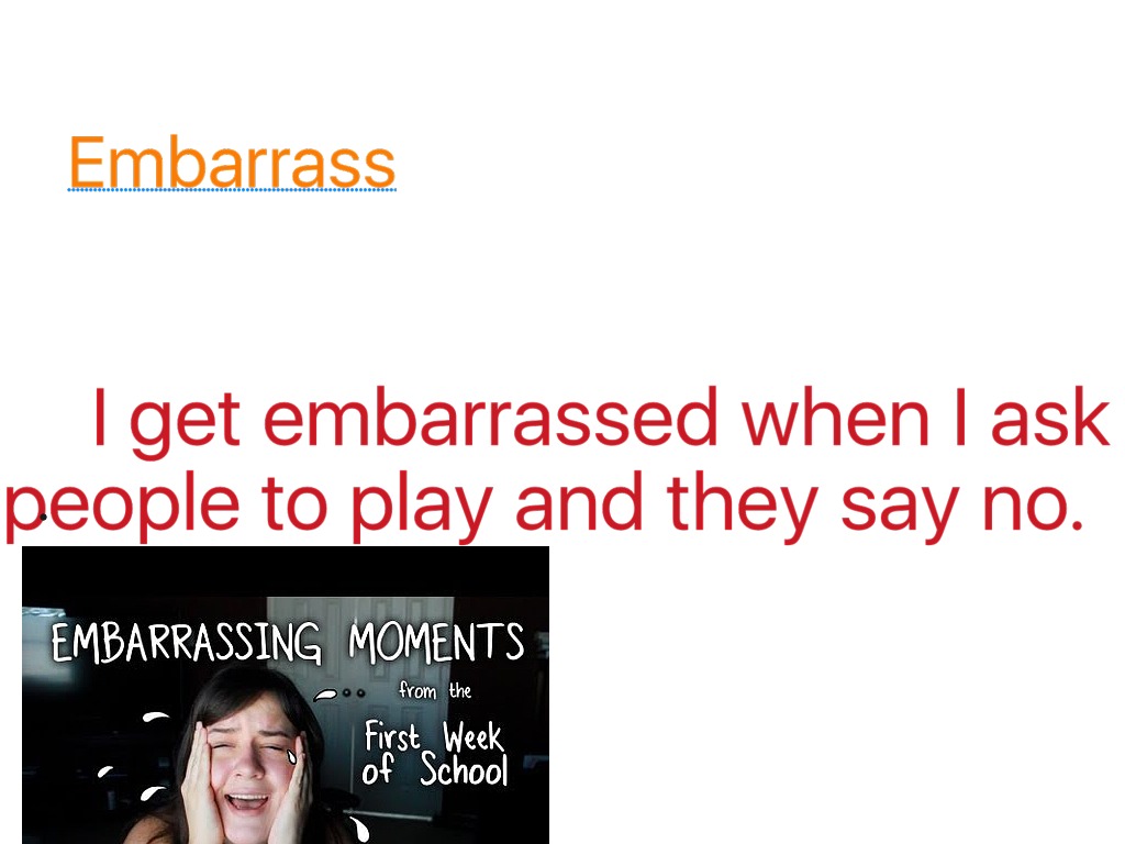 Embarrass | Language | ShowMe