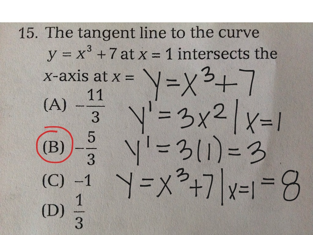 Multiple Choice Question 15 | Math | ShowMe