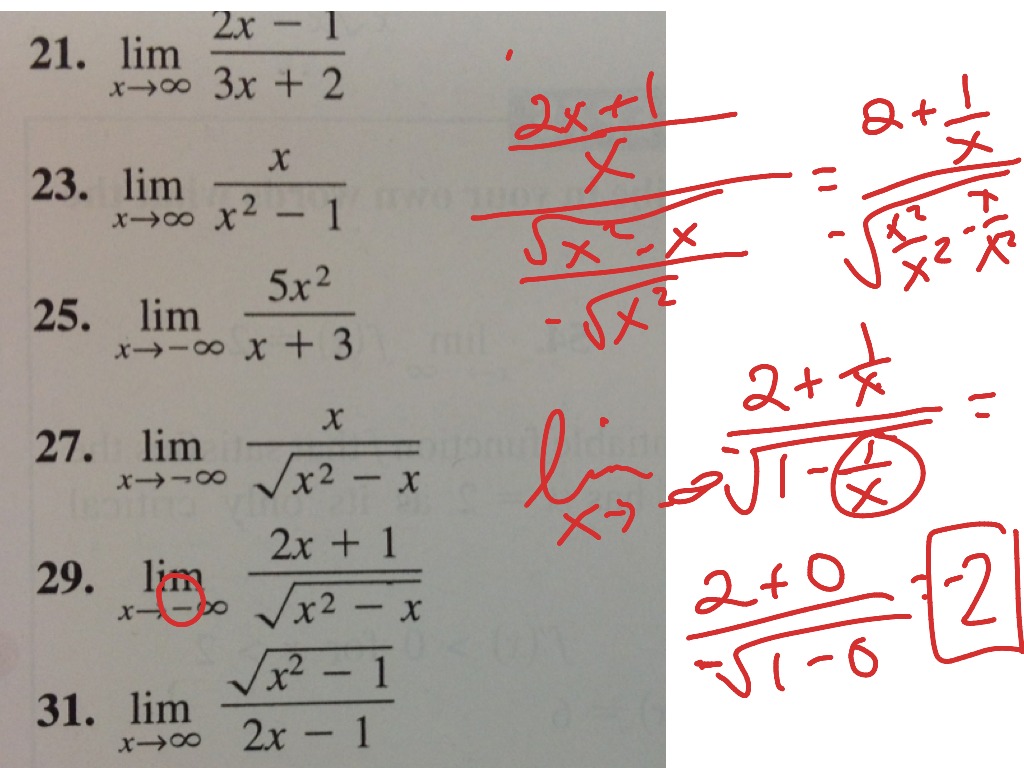 Q2, Hw 1 limits questions | Math, Limits | ShowMe