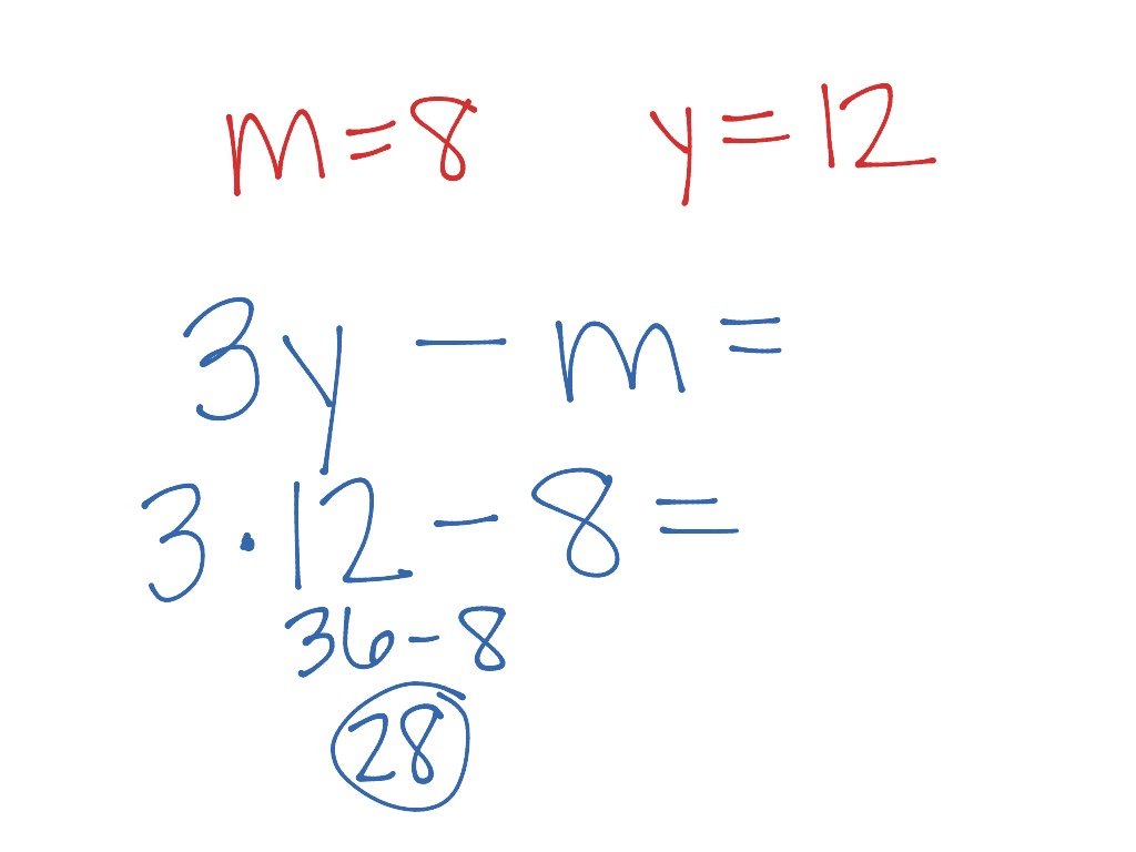 Algebraic expressions | Math | ShowMe
