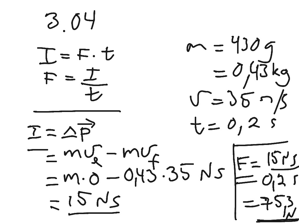 Fysikk 2 - Impuls- 3B | ShowMe