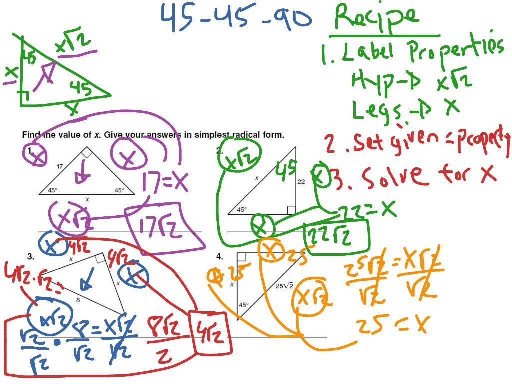 45-45-90 | Math | ShowMe