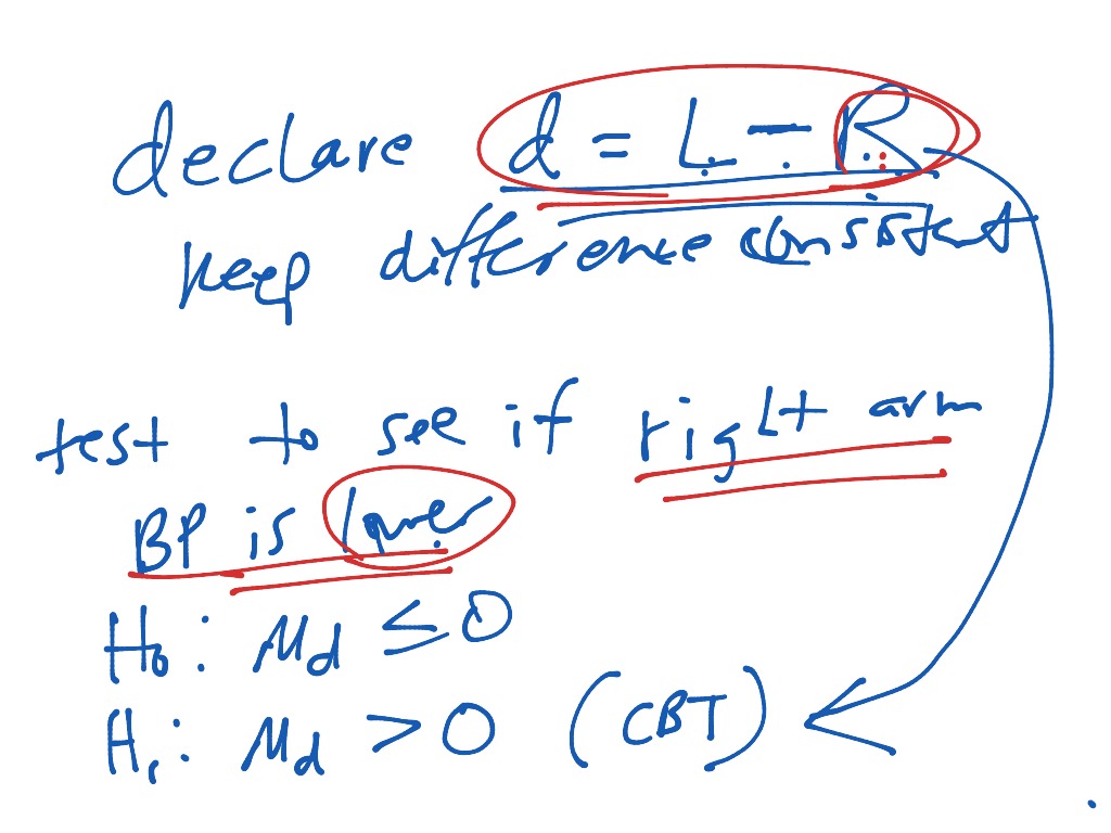 Section 9.4 Two Dependent Samples (matched pairs) | Math, Statistics ...