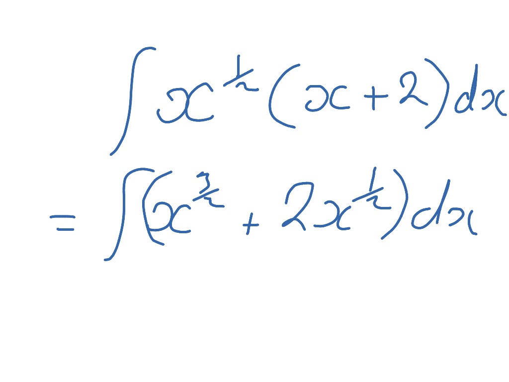 Simple integration using power rule | ShowMe