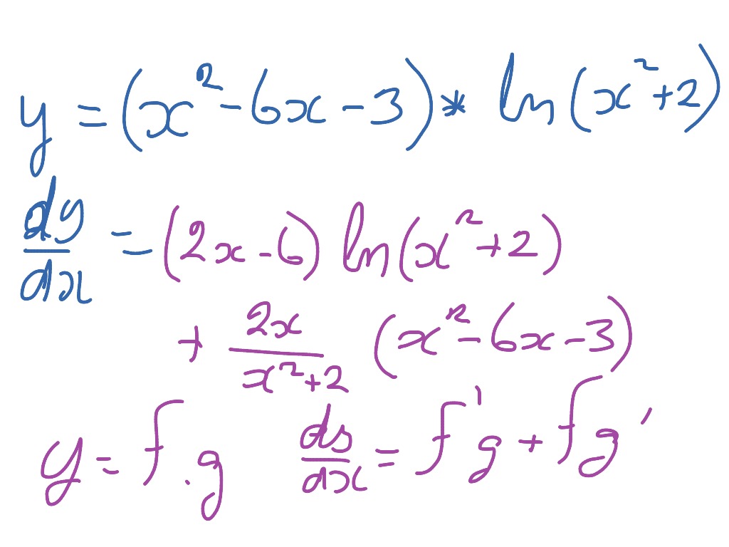 Product quotient and chain rule Q 1 | Math, Calculus, Derivatives and ...