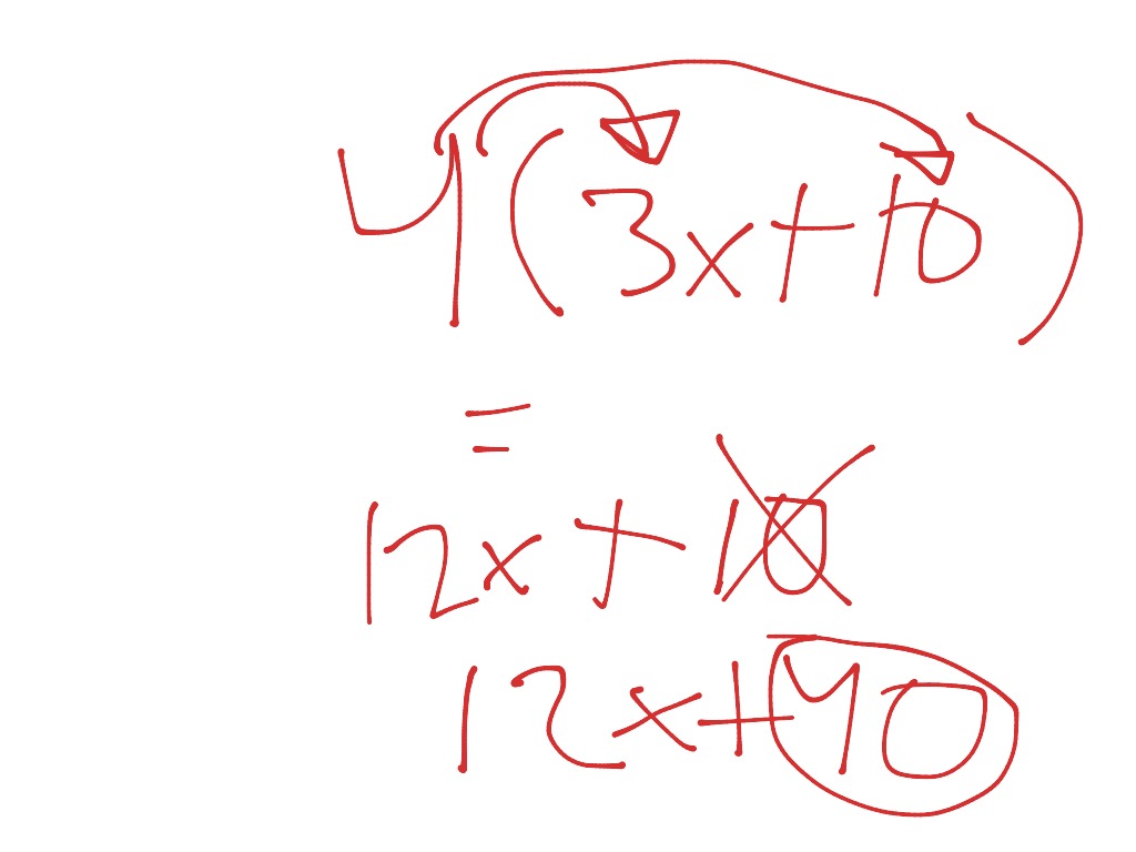 Distributive property | Math | ShowMe