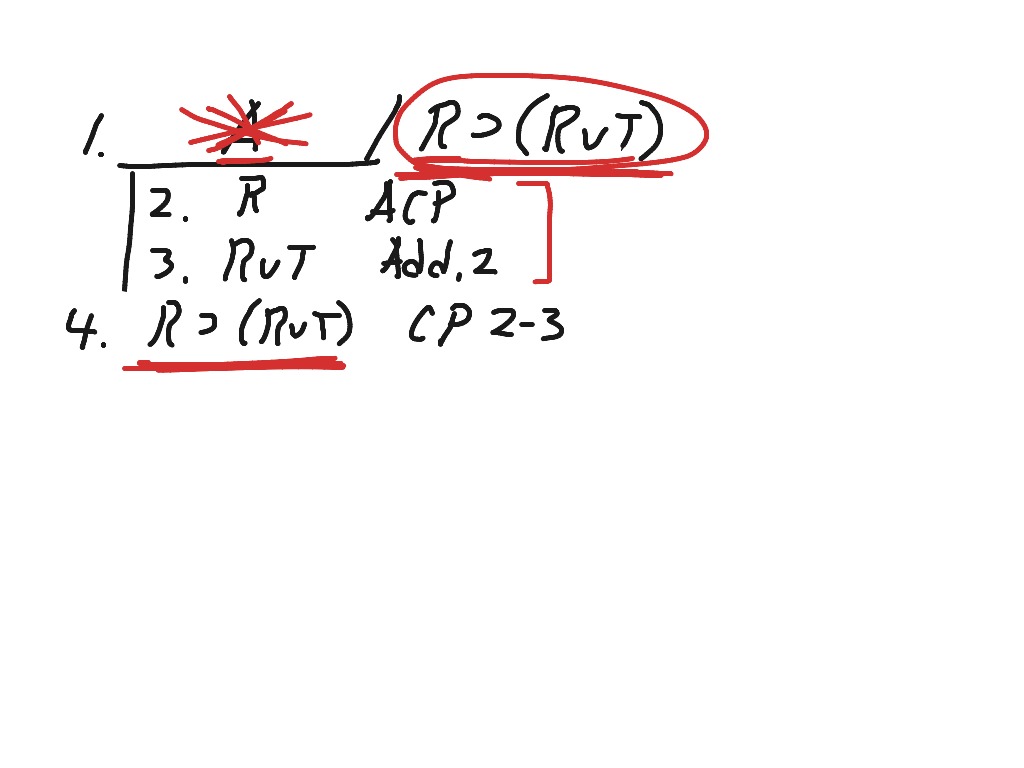 Proving Logical Truths | Math | ShowMe