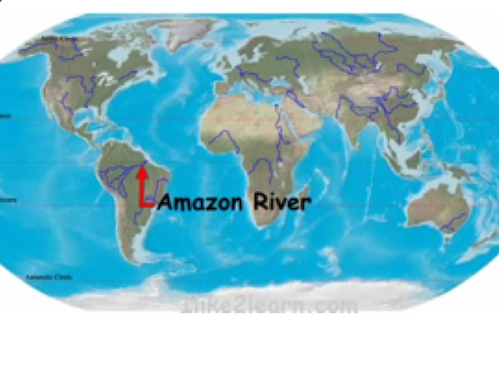 Amazon River Location On World Map