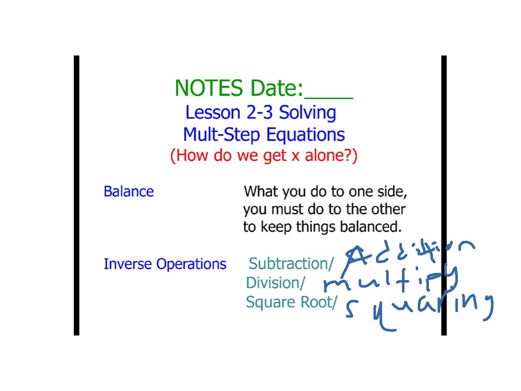 Lesson 2-3 | Math | ShowMe
