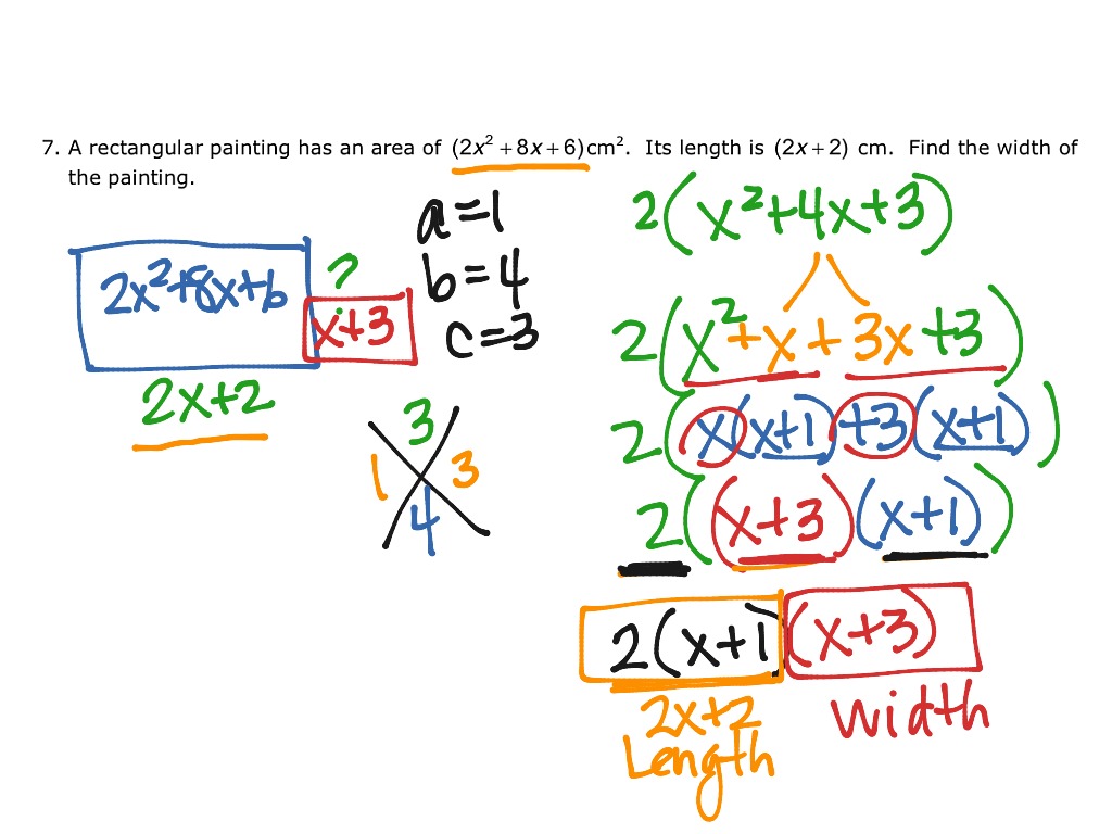 7.3 Factoring Day 2 with GCF | Math | ShowMe