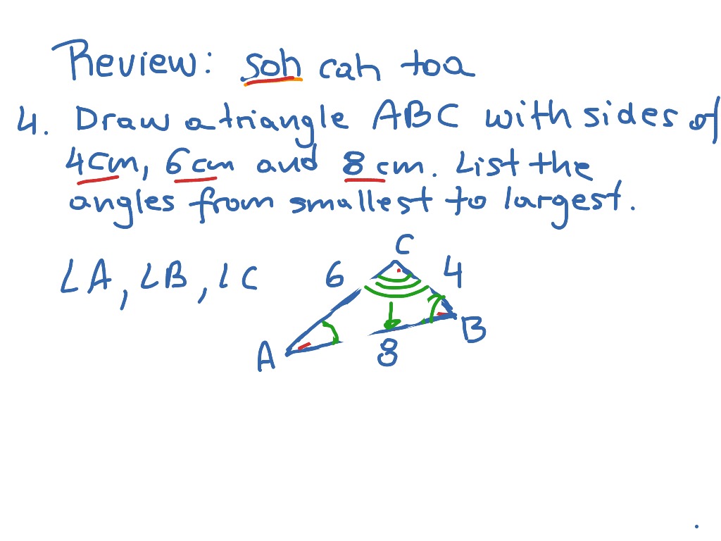 Review of soh cah toa | Math, Trigonometry, Trigonometric Identities ...