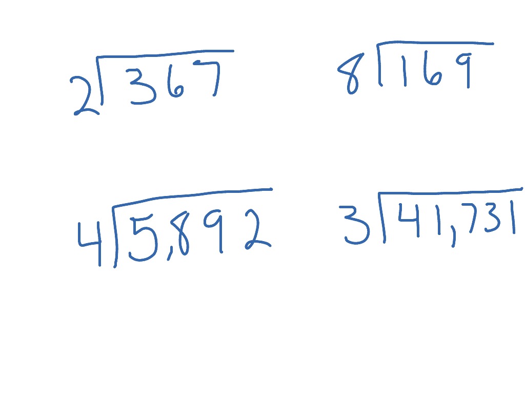 Division Math ShowMe