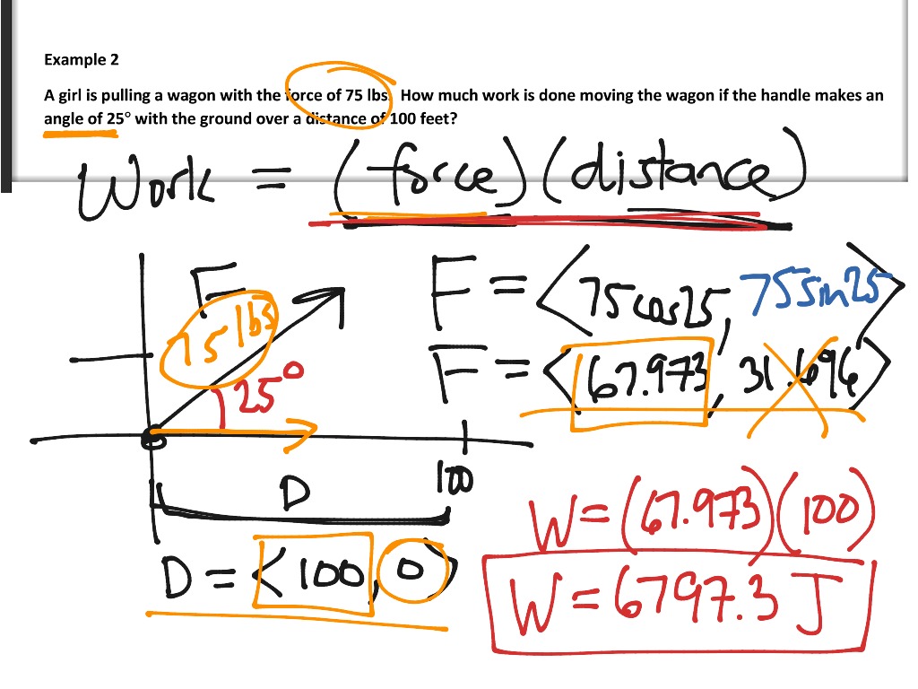 Work Example | Math, Precalculus | ShowMe