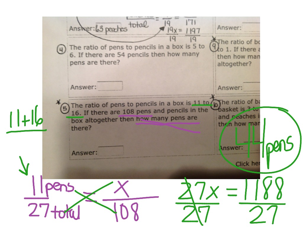 Ratios and Proportions | Math | ShowMe