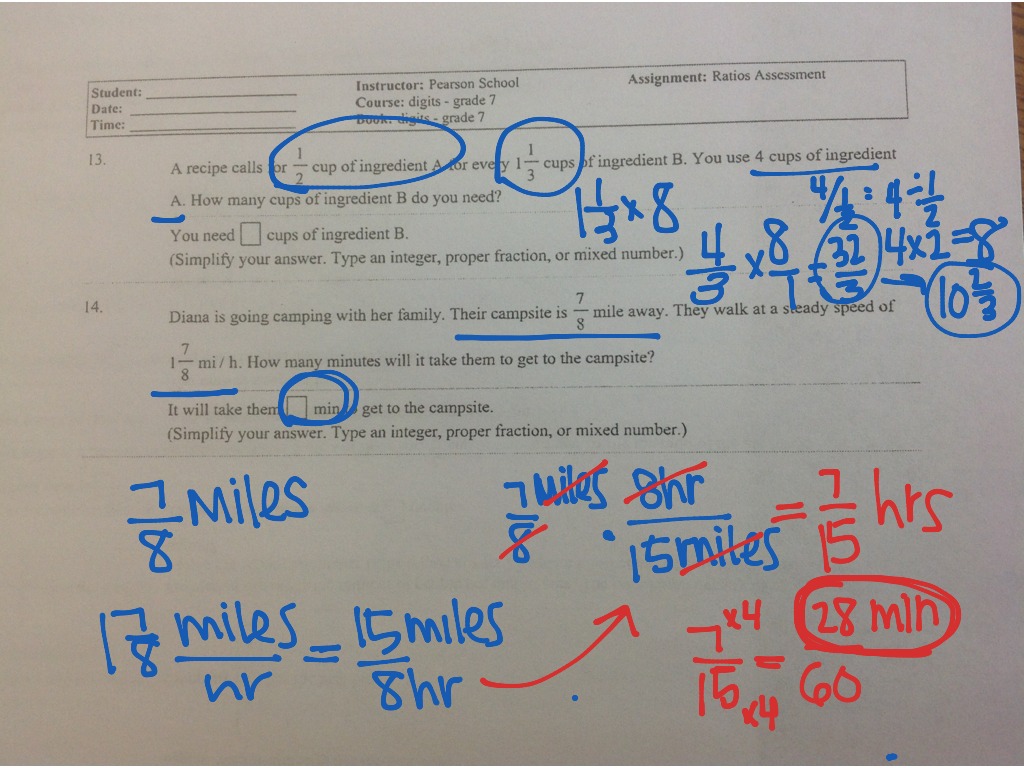 Unit Rates Assessment Review | Math | ShowMe