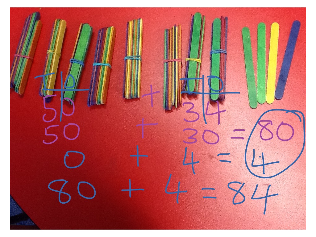 Adding our tens and ones separately | Math | ShowMe