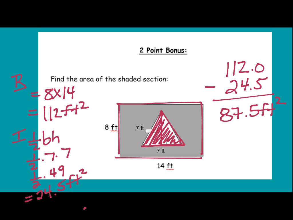 Module 5 - Formulas Quiz | Math | ShowMe