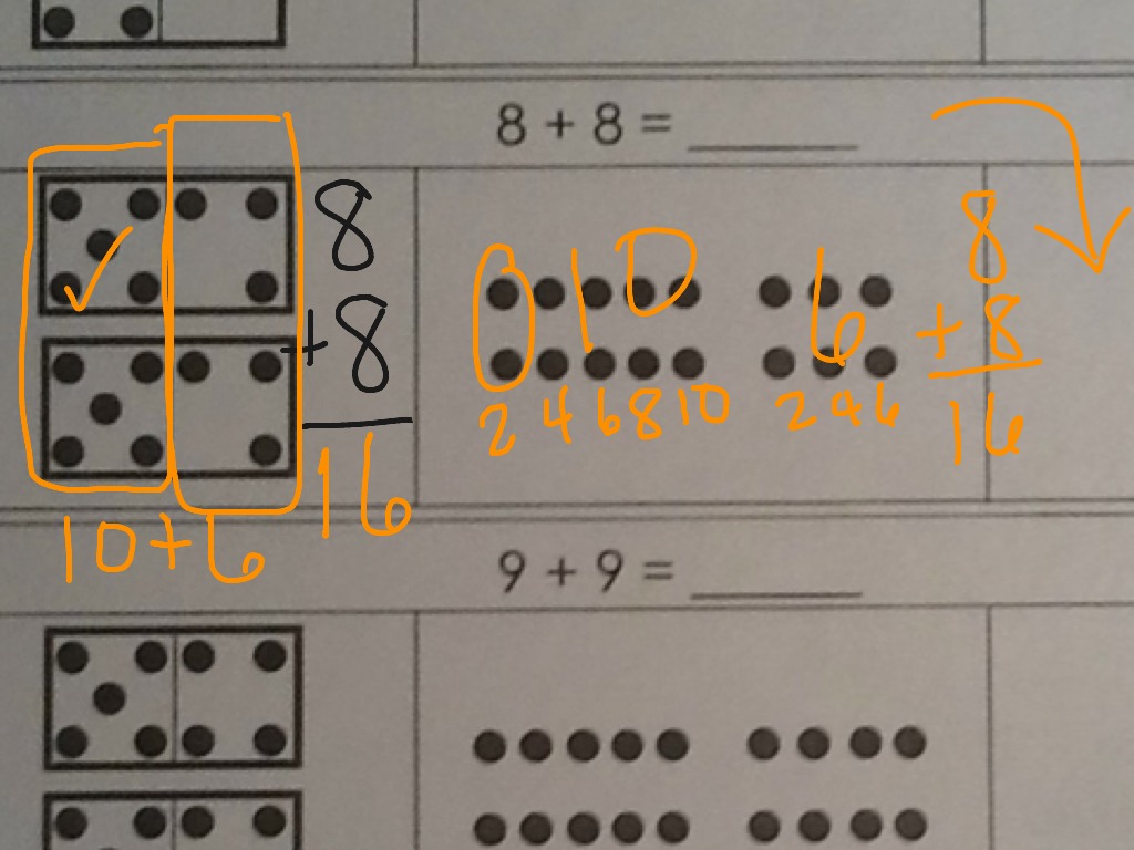 Doubles - picture it, teacher version | ShowMe