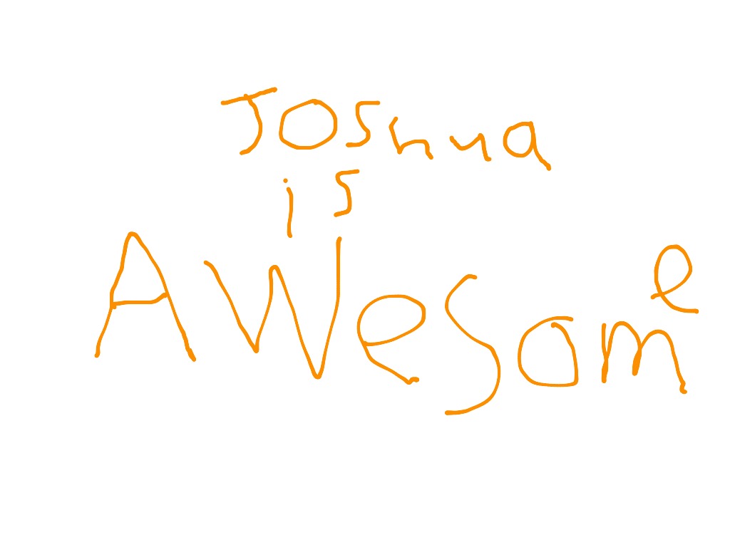 Joshua is awesome | Language | ShowMe